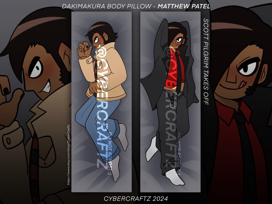 IN STOCK | Matthew Patel Double Sided Body Pillow Dakimakura Cover ...