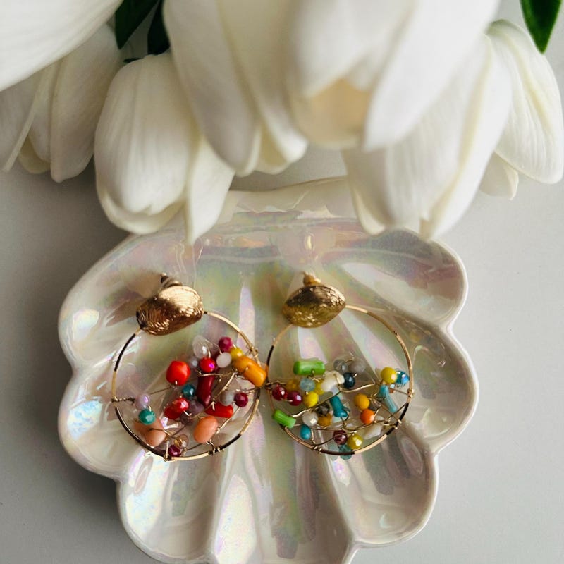 Colorful Earrings - Etsy