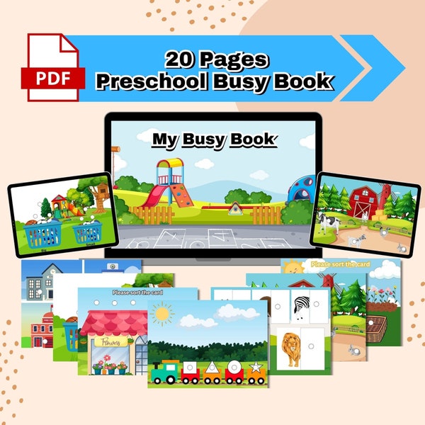 Busy Book - Etsy
