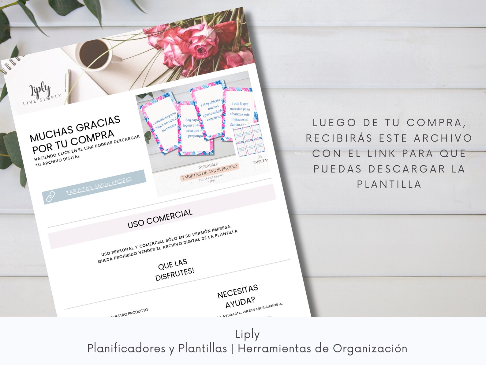 Tarjetas De Amor Propio En Español, Tarjeta De Afirmaciones Positivas ...