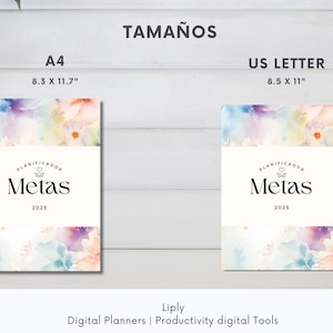 Planificador De Metas 2025 | Agenda Para Metas | PDF Imprimible ...