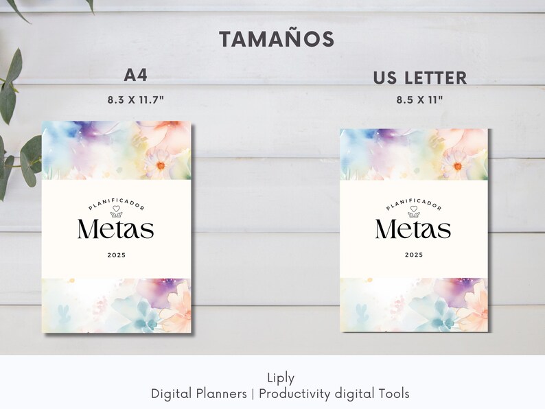 Planificador De Metas 2025 | Agenda Para Metas | PDF Imprimible ...