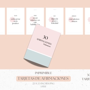 Tarjetas De Afirmaciones Imprimibles En Español, Tarjetas Imprimibles ...