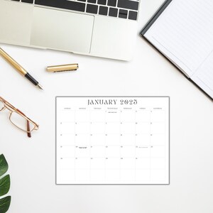 2025 Calendar With Holidays, Printable Calendar, 2025 Monthly Calendar ...