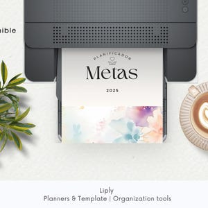 Planificador De Metas 2025 | Agenda Para Metas | PDF Imprimible ...