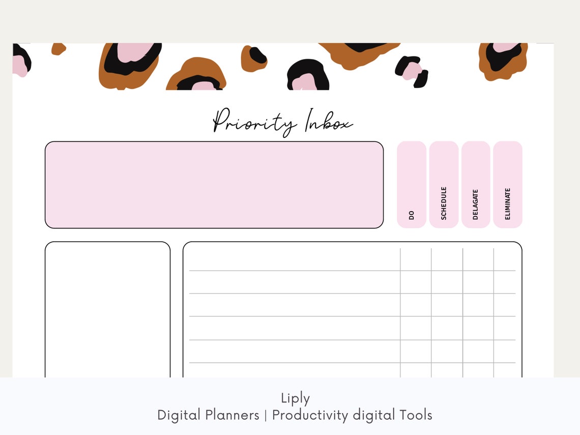 Printable Inbox Tracker Planner Inserts Tracker Template Inbox Tracker ...