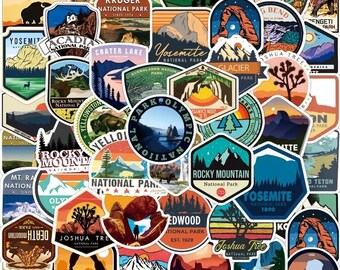 Backpacking Vinyl Decal Hiking Sticker Adventure Awaits - Etsy