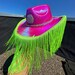 Googly Eyes Fringe Disco Space Cowboy Hat Cosmic Cowgirl Jeepers ...