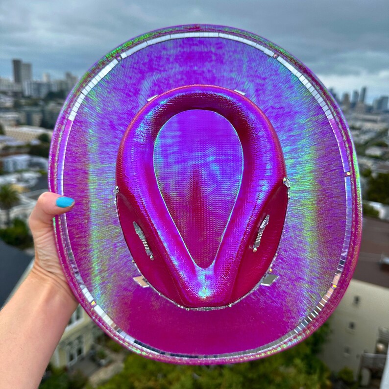 Disco Space Cowboy Hat Cosmic Cowgirl Outfit Barbie Pink Costume ...