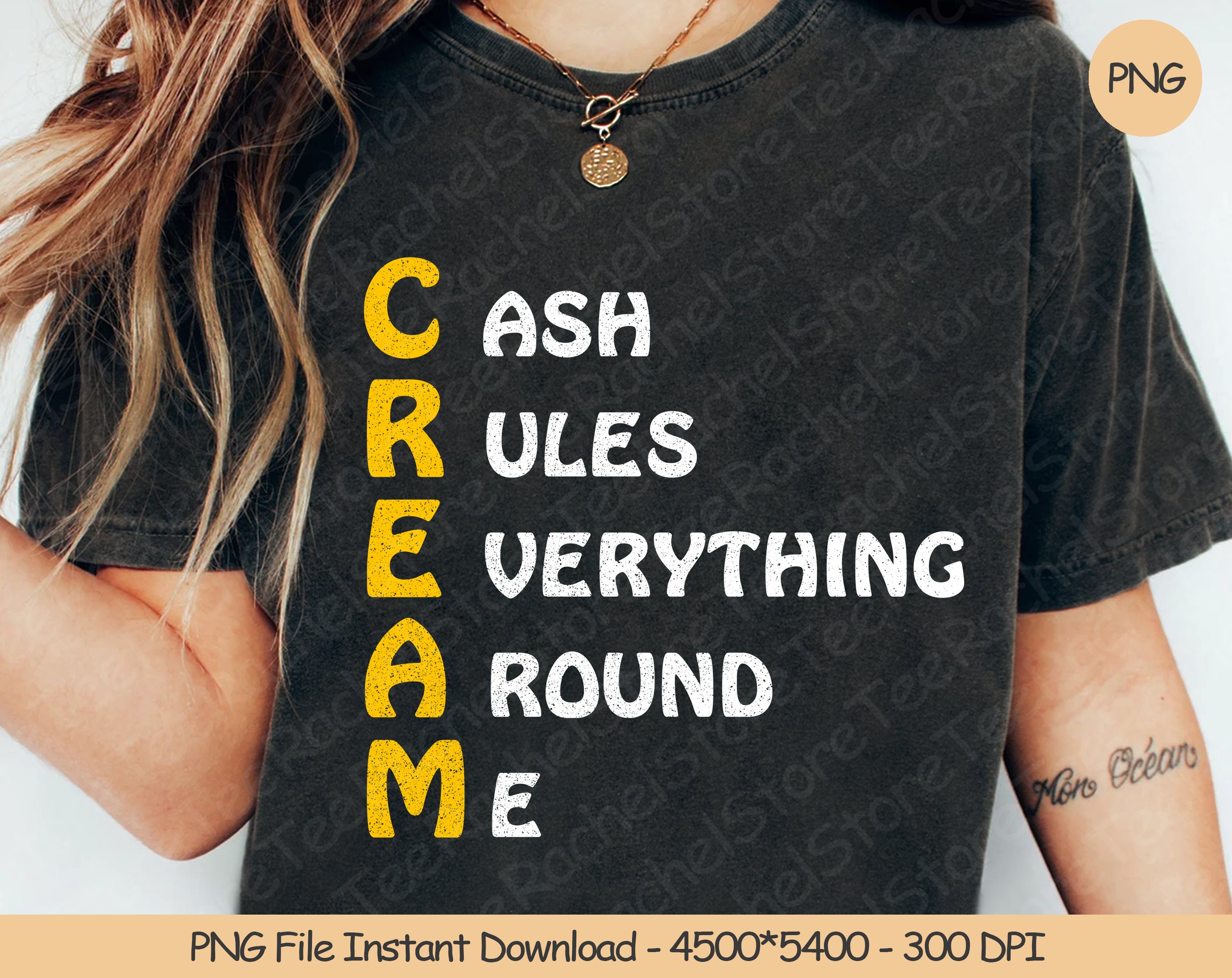 Cash Rules Everything Around Me Logo