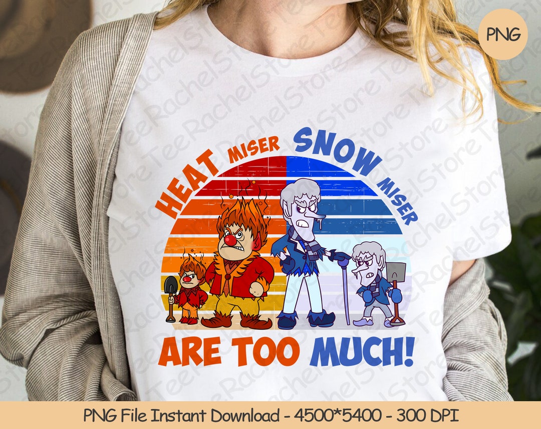Heat Miser Snow Miser son demasiado PNG / Descarga de diseño digital ...