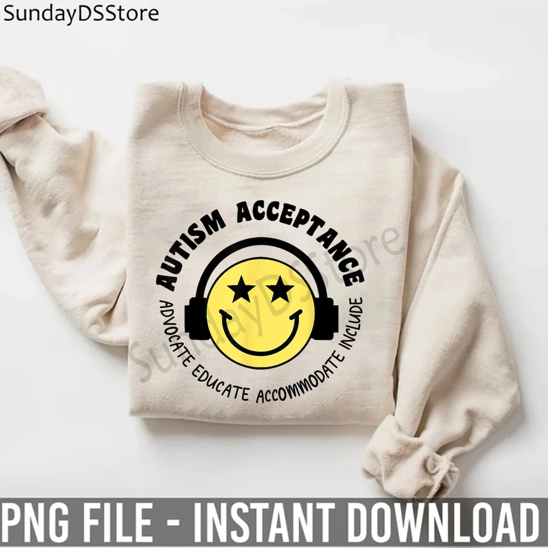 Autism Awareness Smiley Png, Autism Png, Autism Support Png, Autism ...