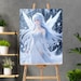 Fairy Tale Inspired Frost Fairy Digital Art Snowy Snowflakes Wonderland ...