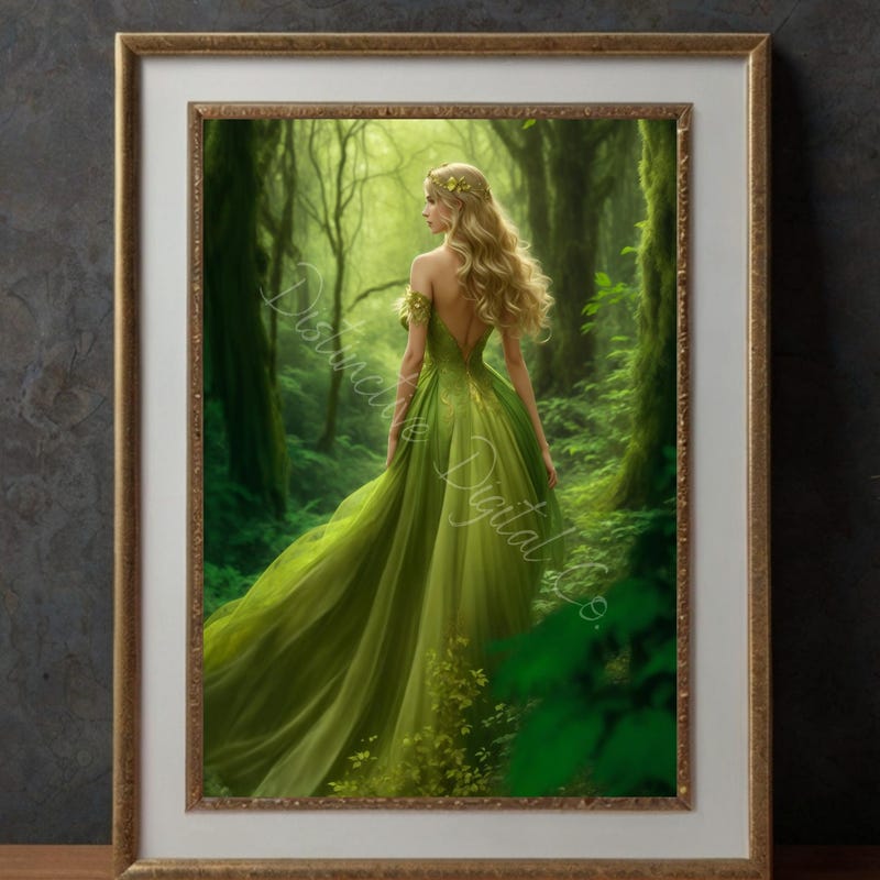 Enchanted Forest Dress - Etsy