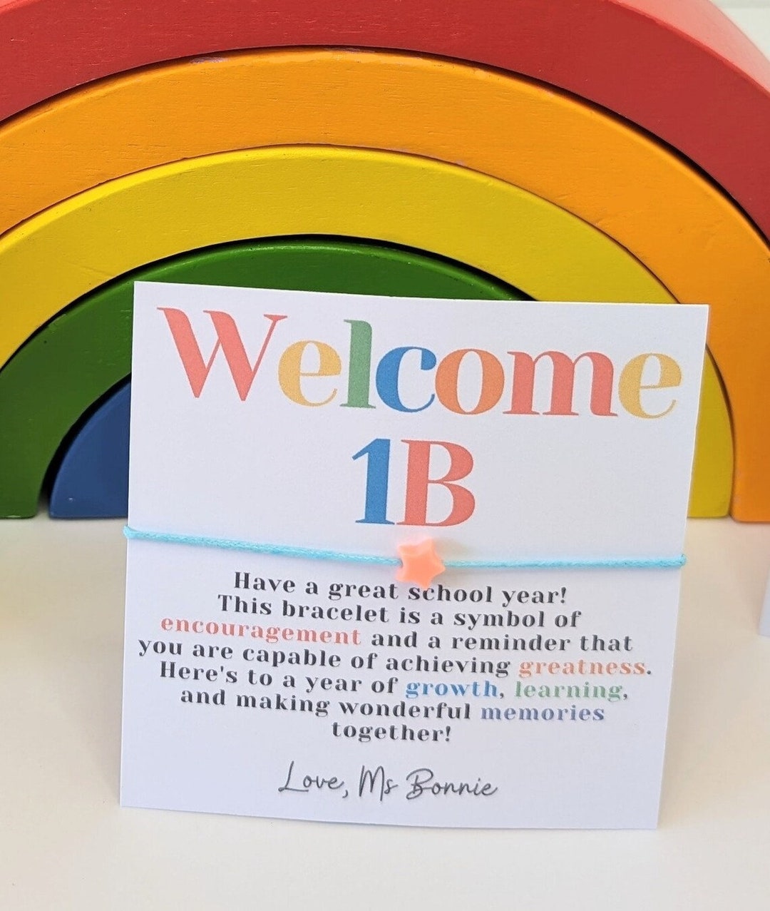 Back to School Teacher to Student Gifts First Day of School Classmate ...