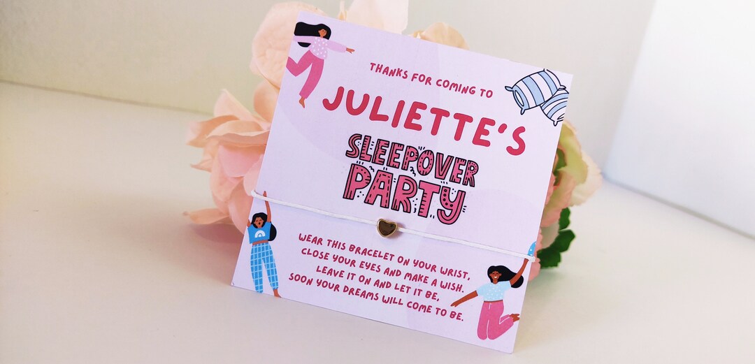 Sleepover Party Favours Slumber Party Sleep Over Party Bag Fillers ...