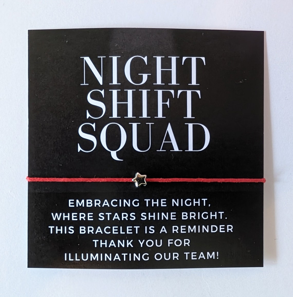 Night Shift Employee Appreciation Gift Custom Night Worker Wish ...