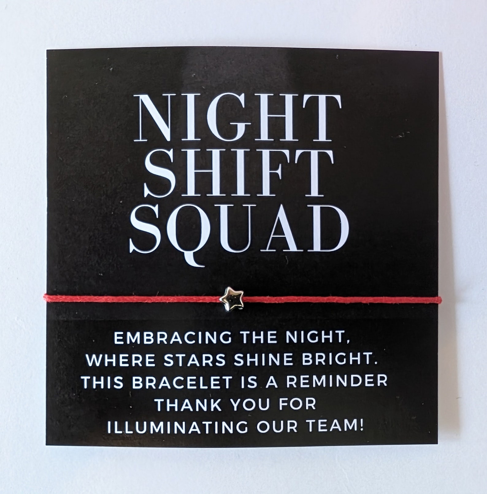 Night Shift Employee Appreciation Gift Custom Night Worker Wish ...