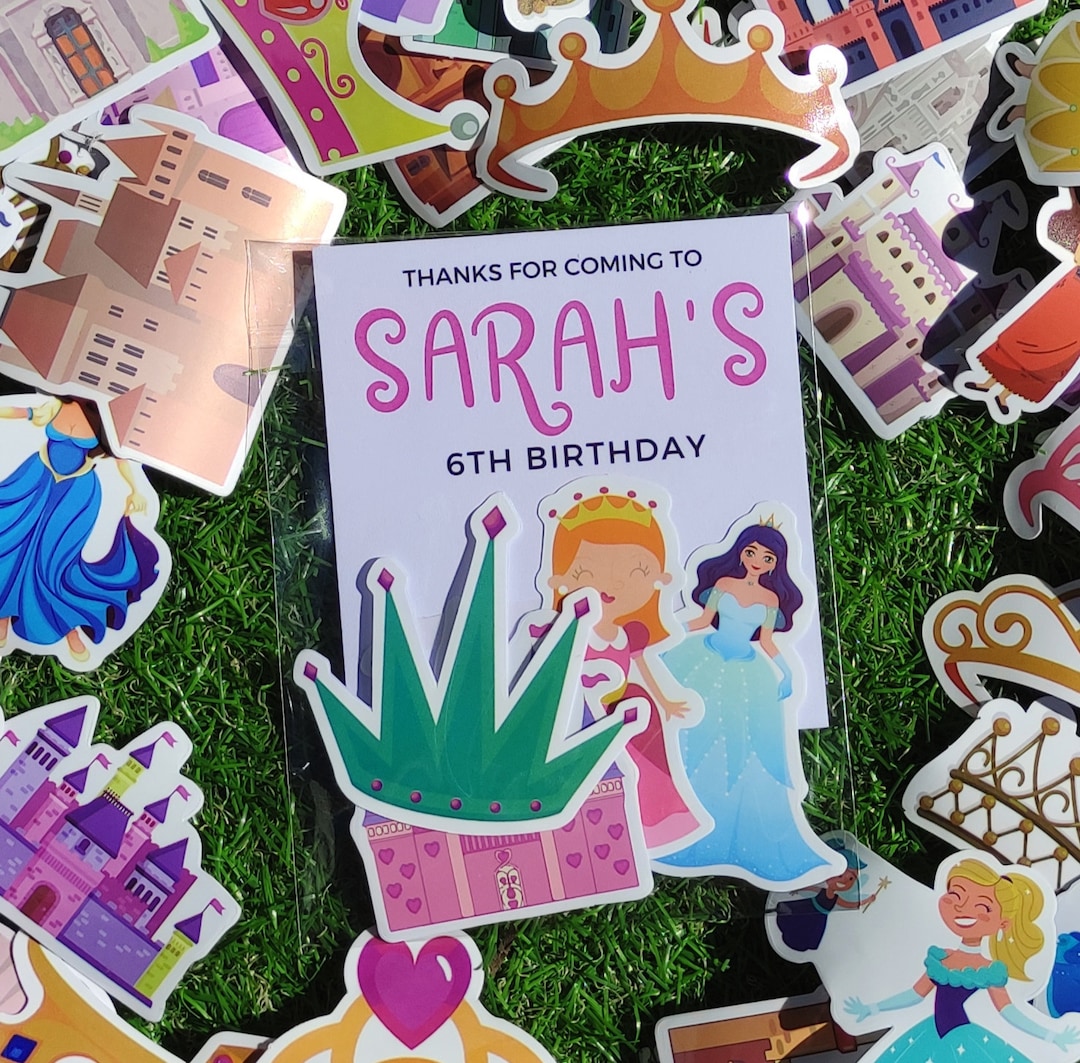 Princess Party Favours Princess Birthday Party Favors Princess Favours ...