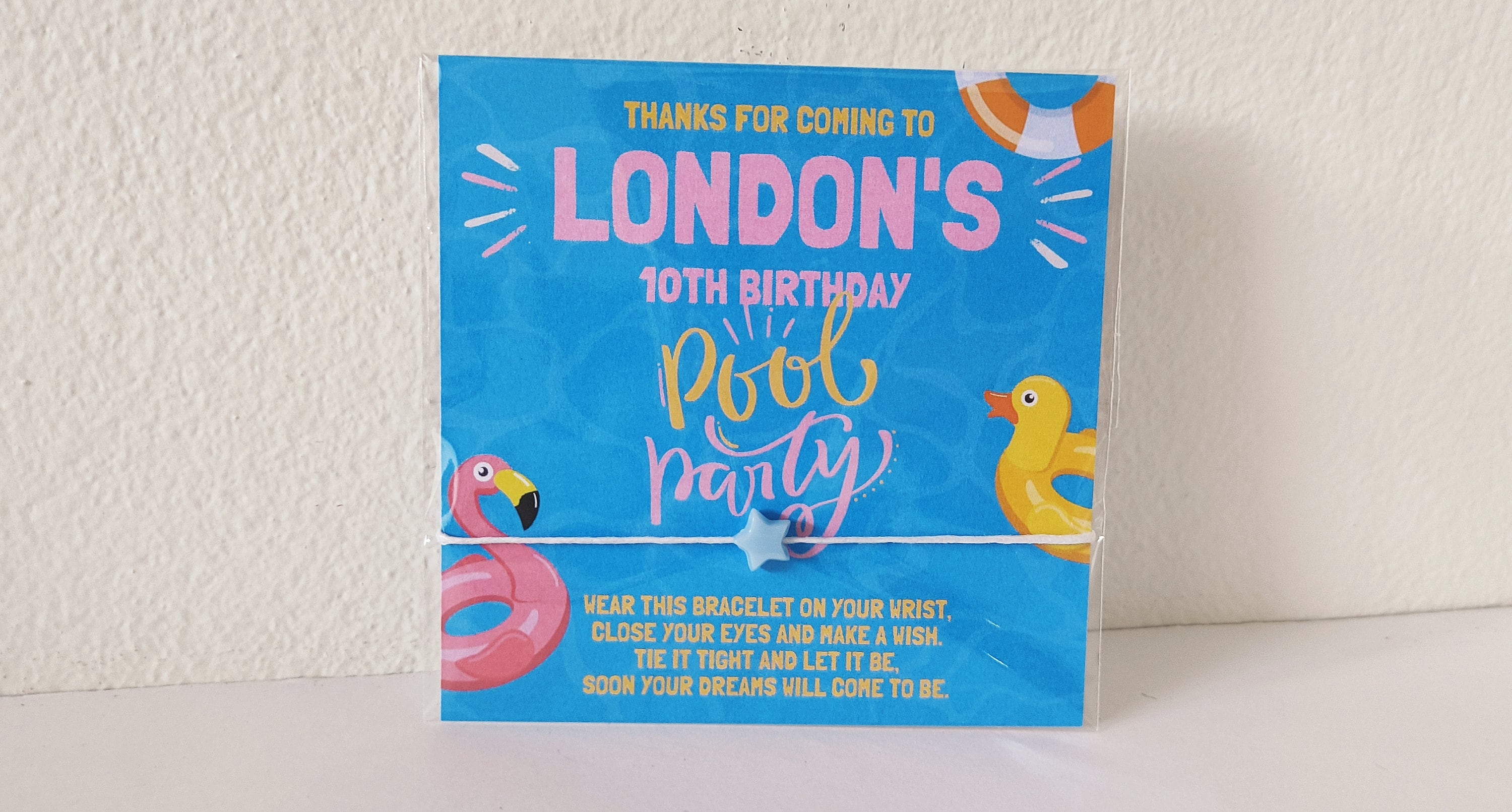 Pool Party Favours, Pool Party Birthday, Summer Party Bag Favors, Kids ...