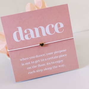 Personalized Dance Class Gifts Dance Wish Bracelets Dance School ...