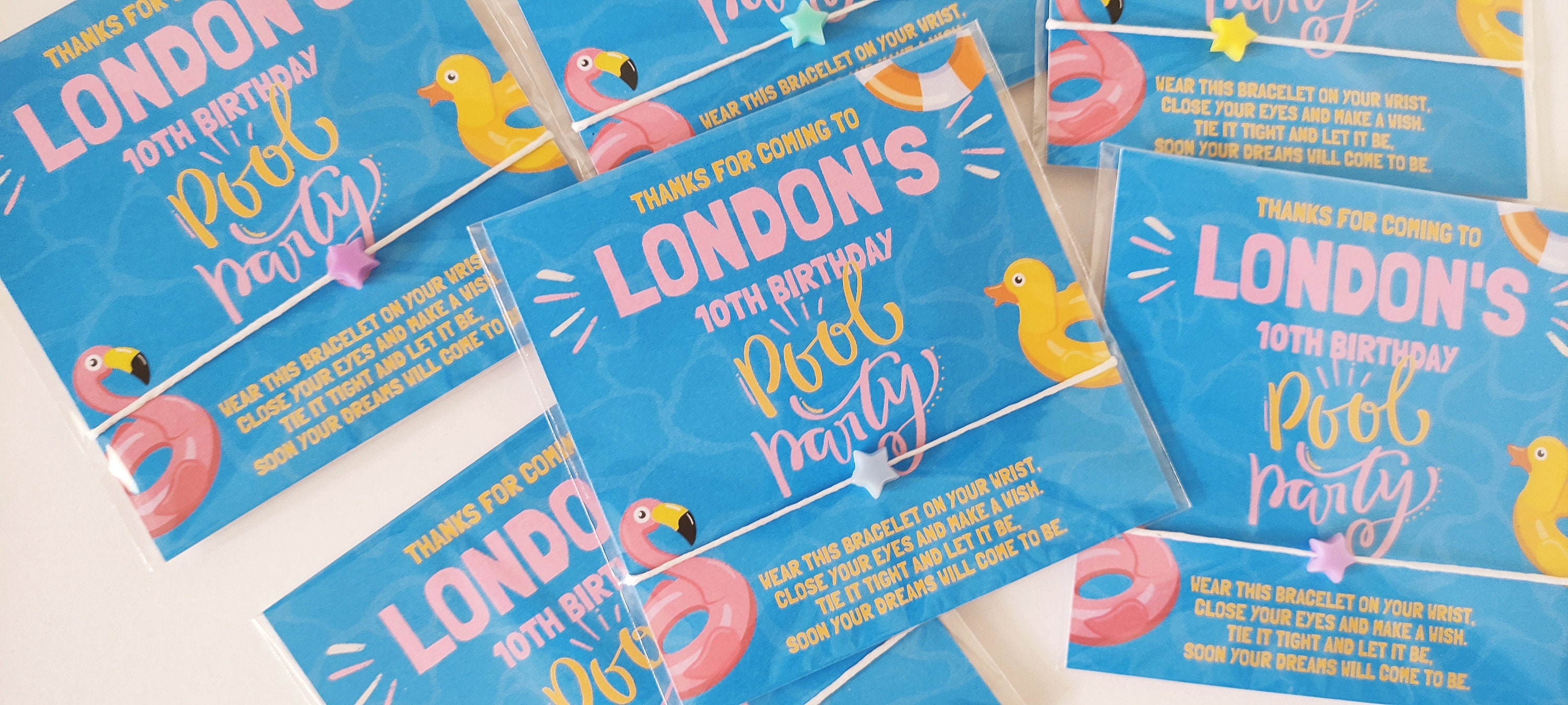 Pool Party Favours, Pool Party Birthday, Summer Party Bag Favors, Kids ...