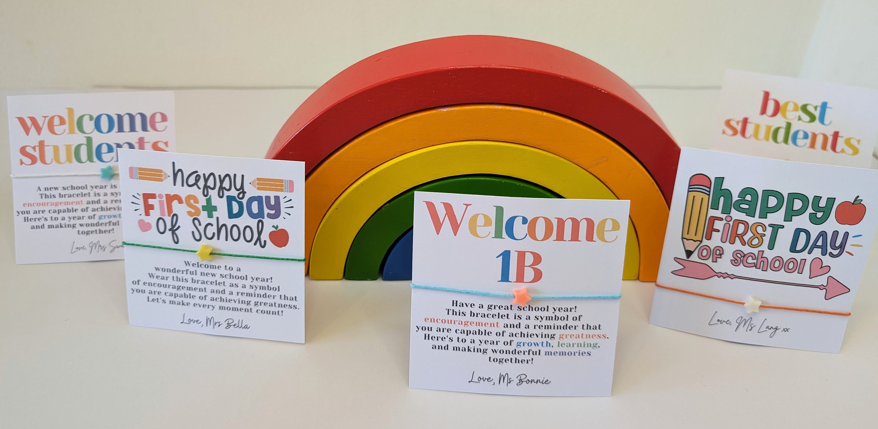 Back to School Teacher to Student Gifts First Day of School Classmate ...