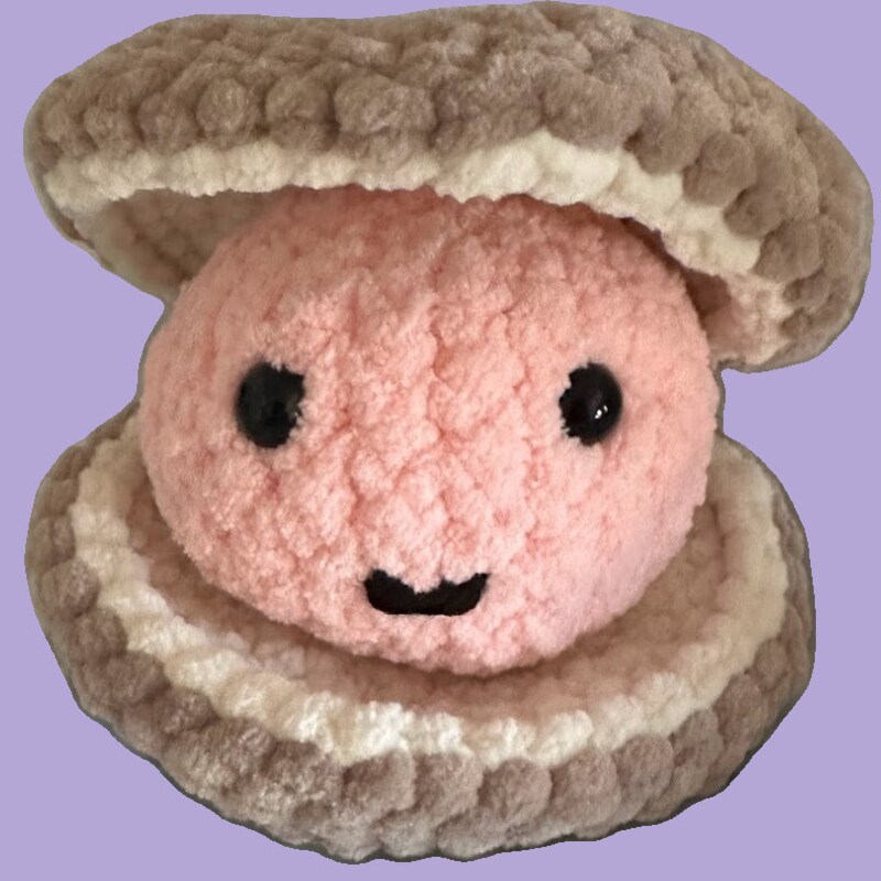 Crochet Clam - Etsy