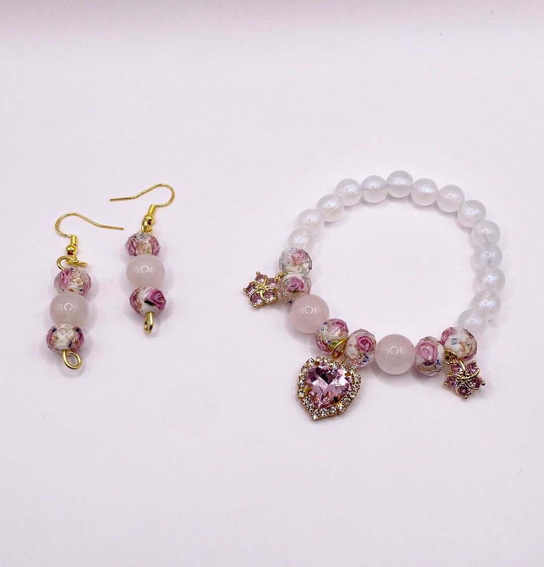 Pink Royalty Jewelry Set - Etsy