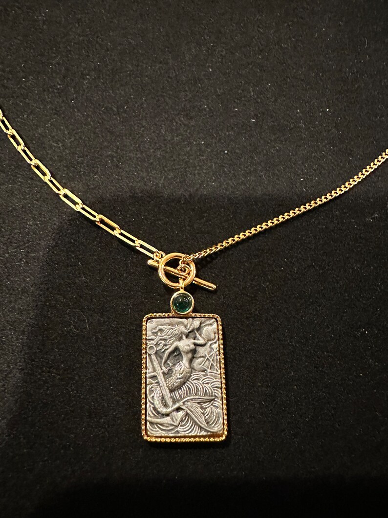 Ancient Roman Coin Atargatis the Mermaid Goddess Rectangle - Etsy