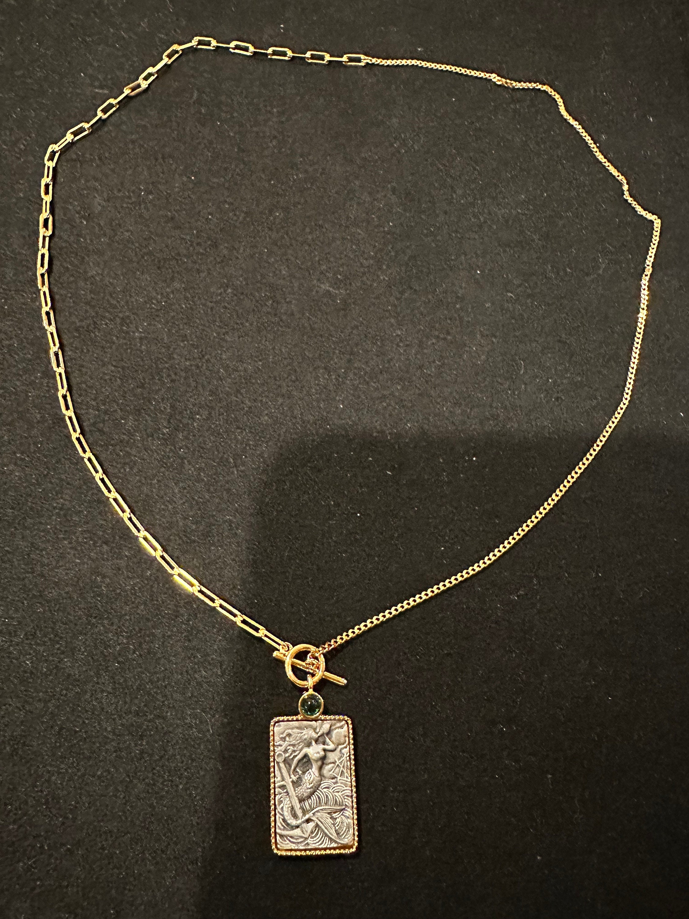 Ancient Roman Coin Atargatis the Mermaid Goddess Rectangle - Etsy