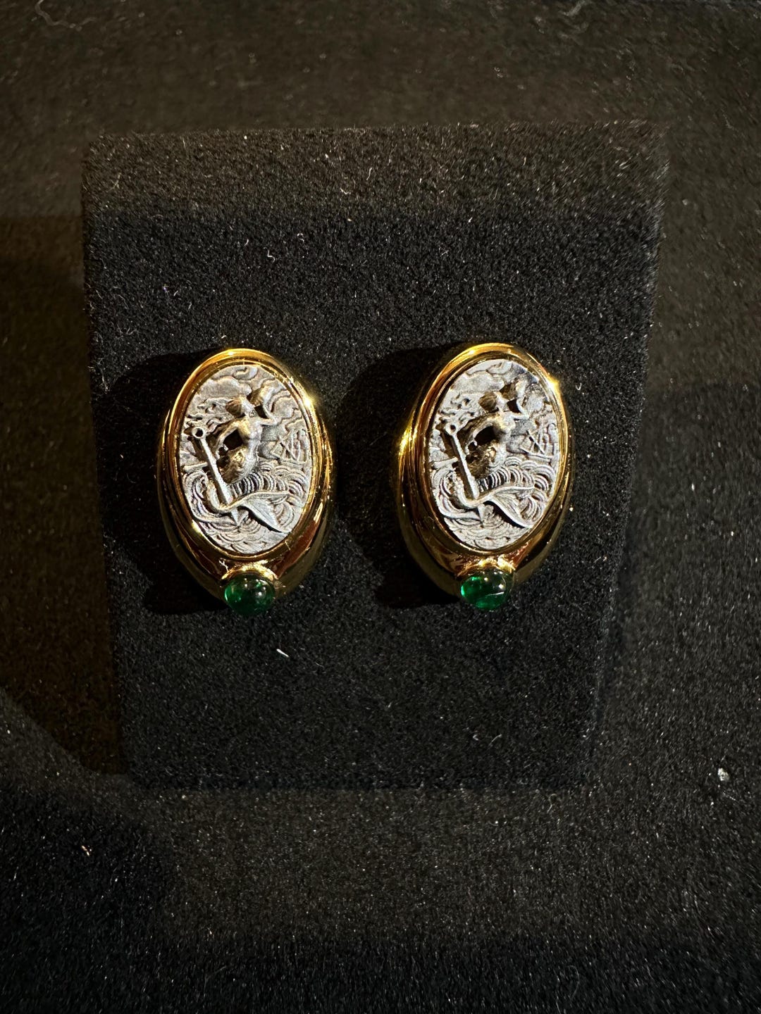 Ancient Roman Coin Atargatis, the Mermaid Goddess Earring - Etsy