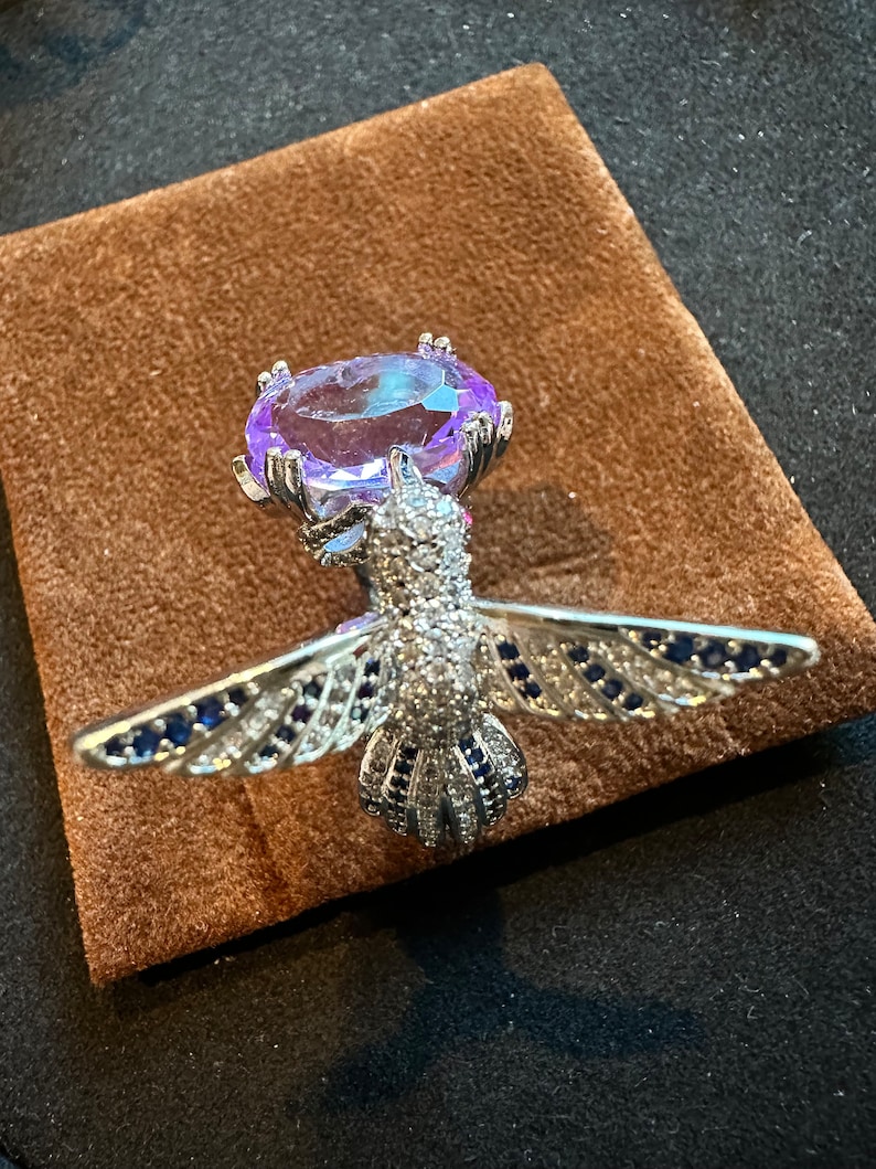 Hummingbird Diamond Ring - Etsy