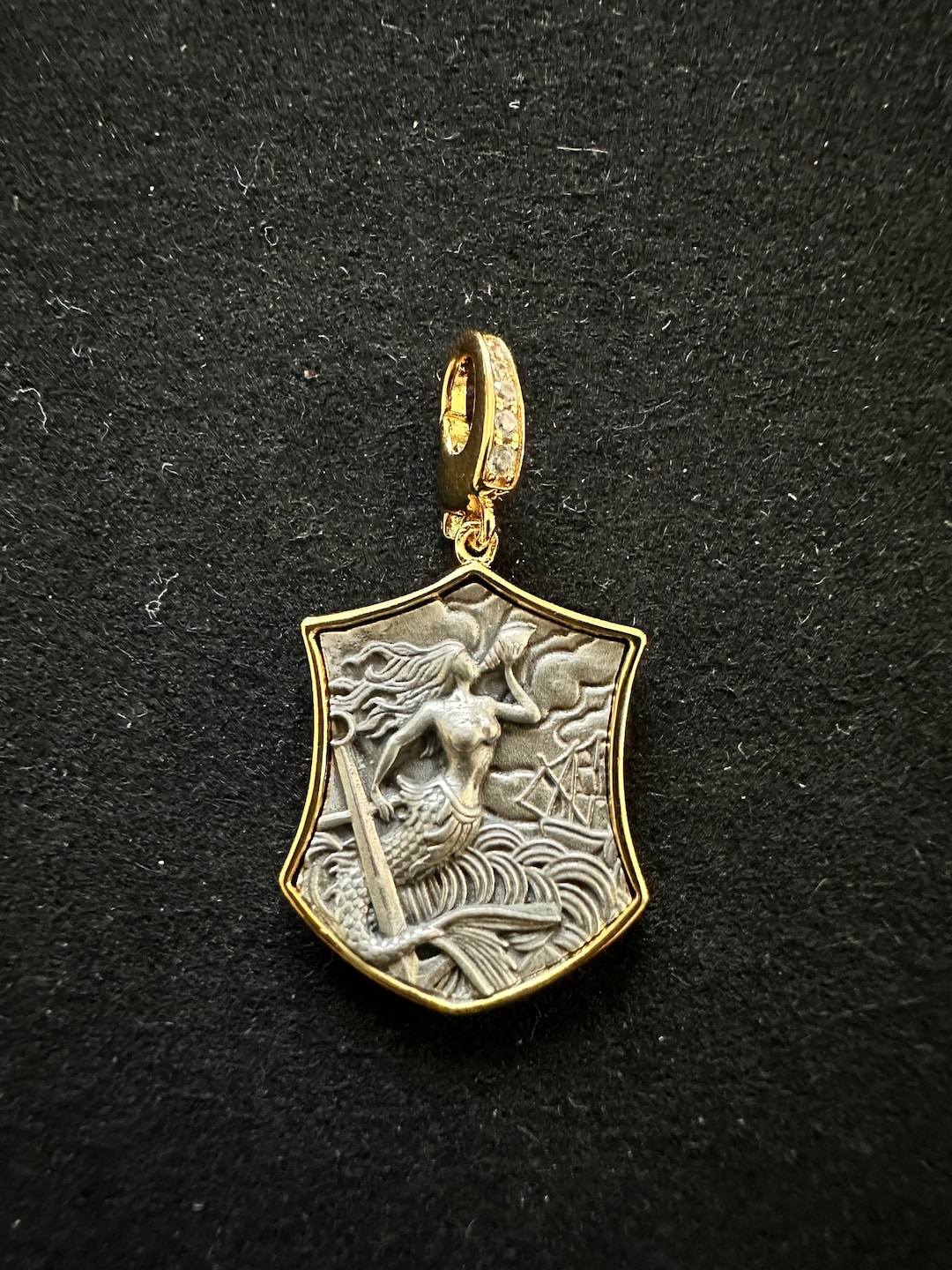 Ancient Roman Coin “ Atargatis, the Mermaid Goddess” Pendant Necklace ...