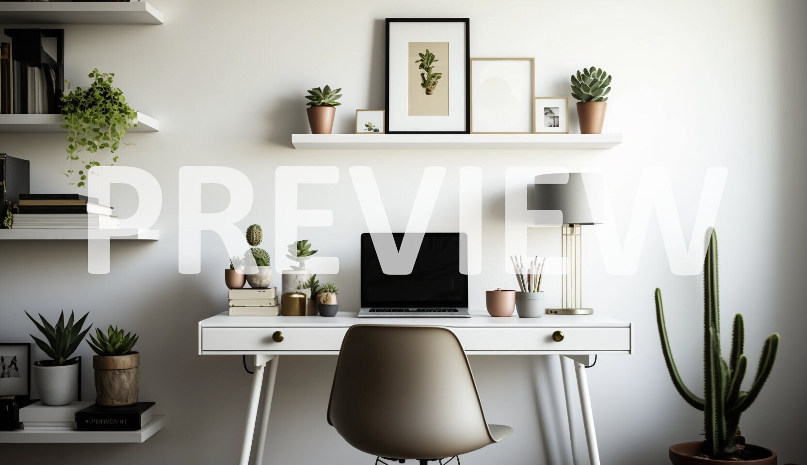 Zoom Background Modern Minimalistic Office Virtual Background - Etsy