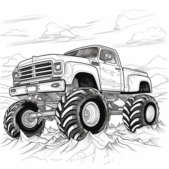 Big Truck Coloring Pages