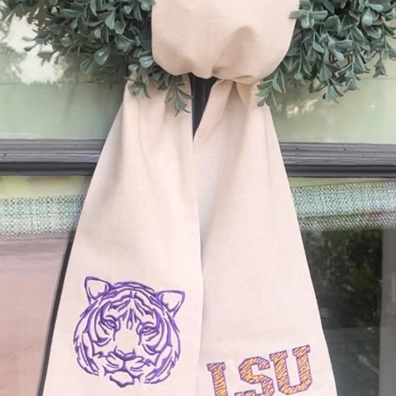 Lsu Wreath - Etsy