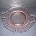 Vintage Pink Depression Glass Decagon Two Handled Glass Serving Tray - Etsy