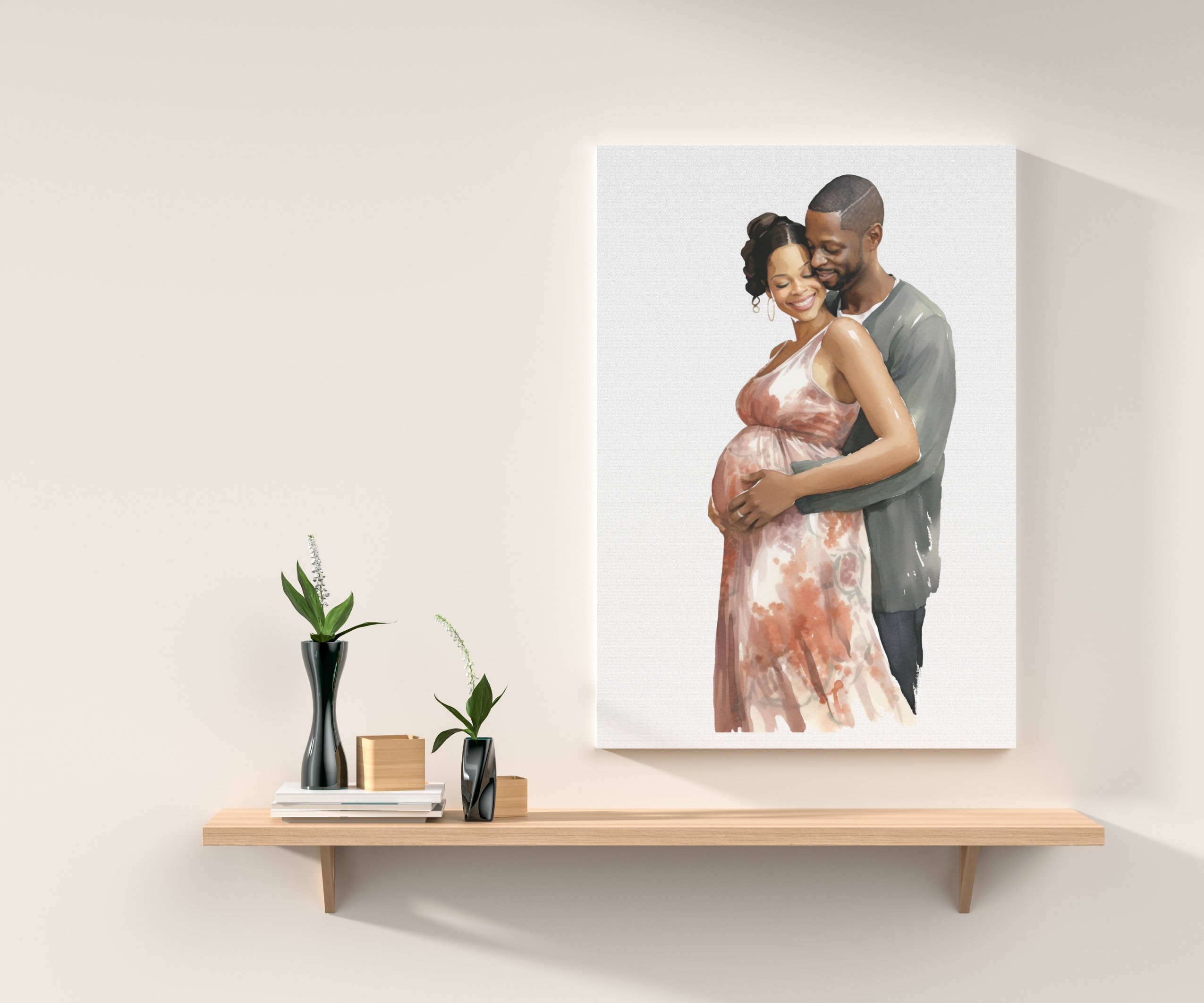 Pregnant Lover Clipart, Maternity Girl, Digital Pintables, Pregnant ...