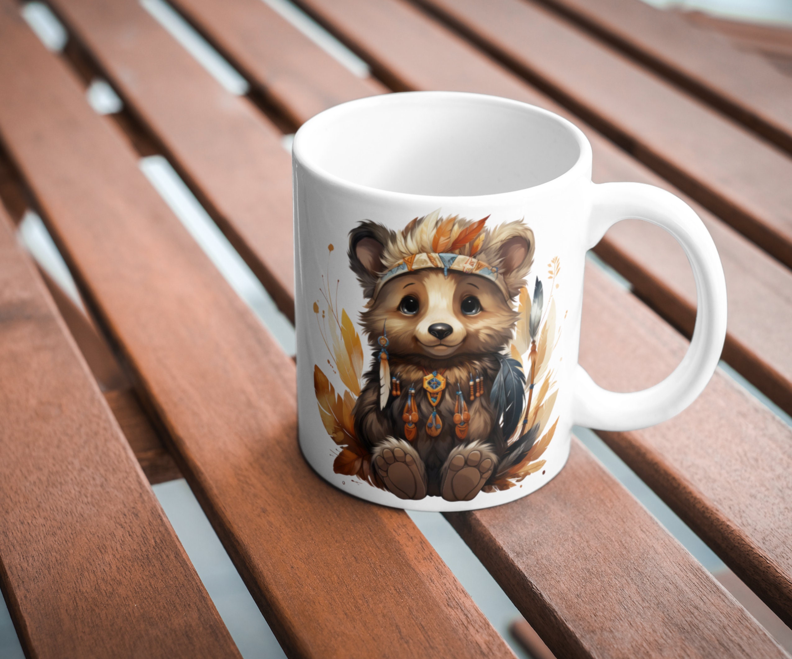 Tribal Animals Clipart, Native American, Digital Pintables, Bundle ...