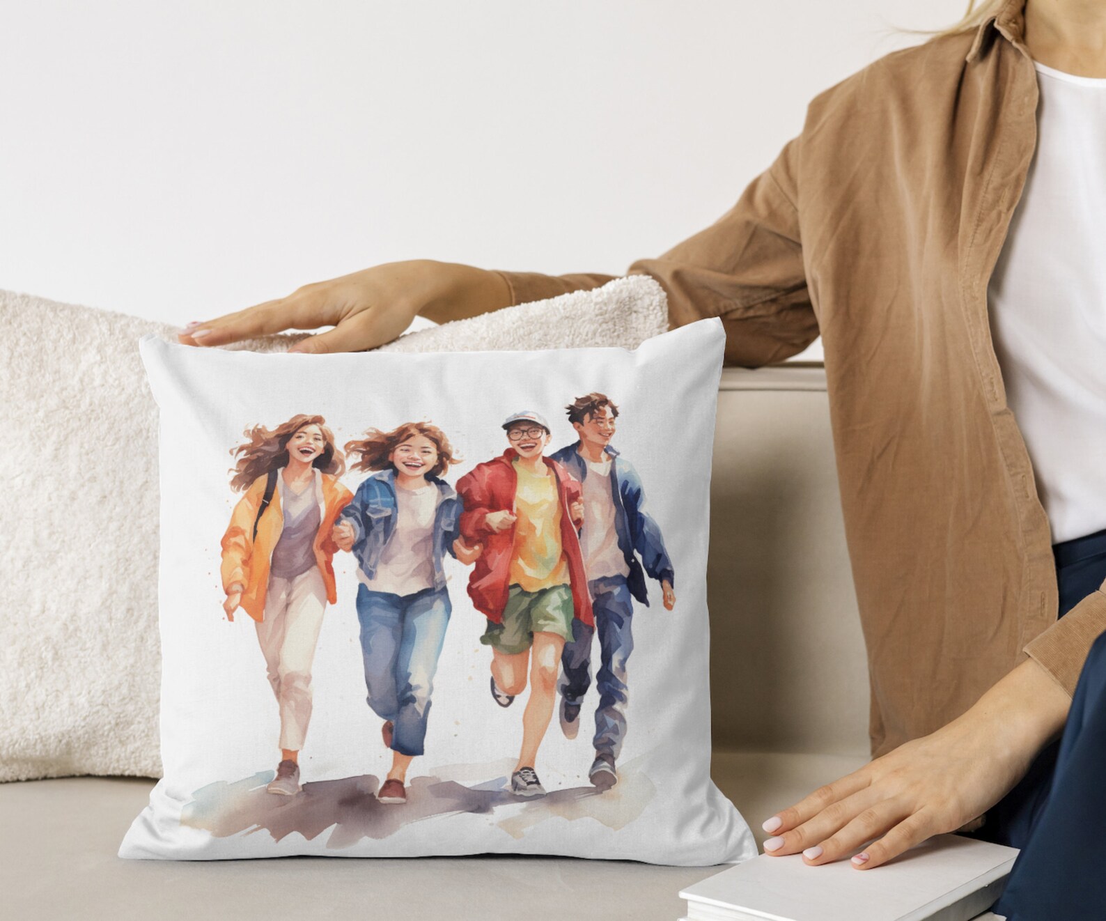 Happy Teenager Clipart, Teens Clip Art, Ethnic Diversity, Digital ...