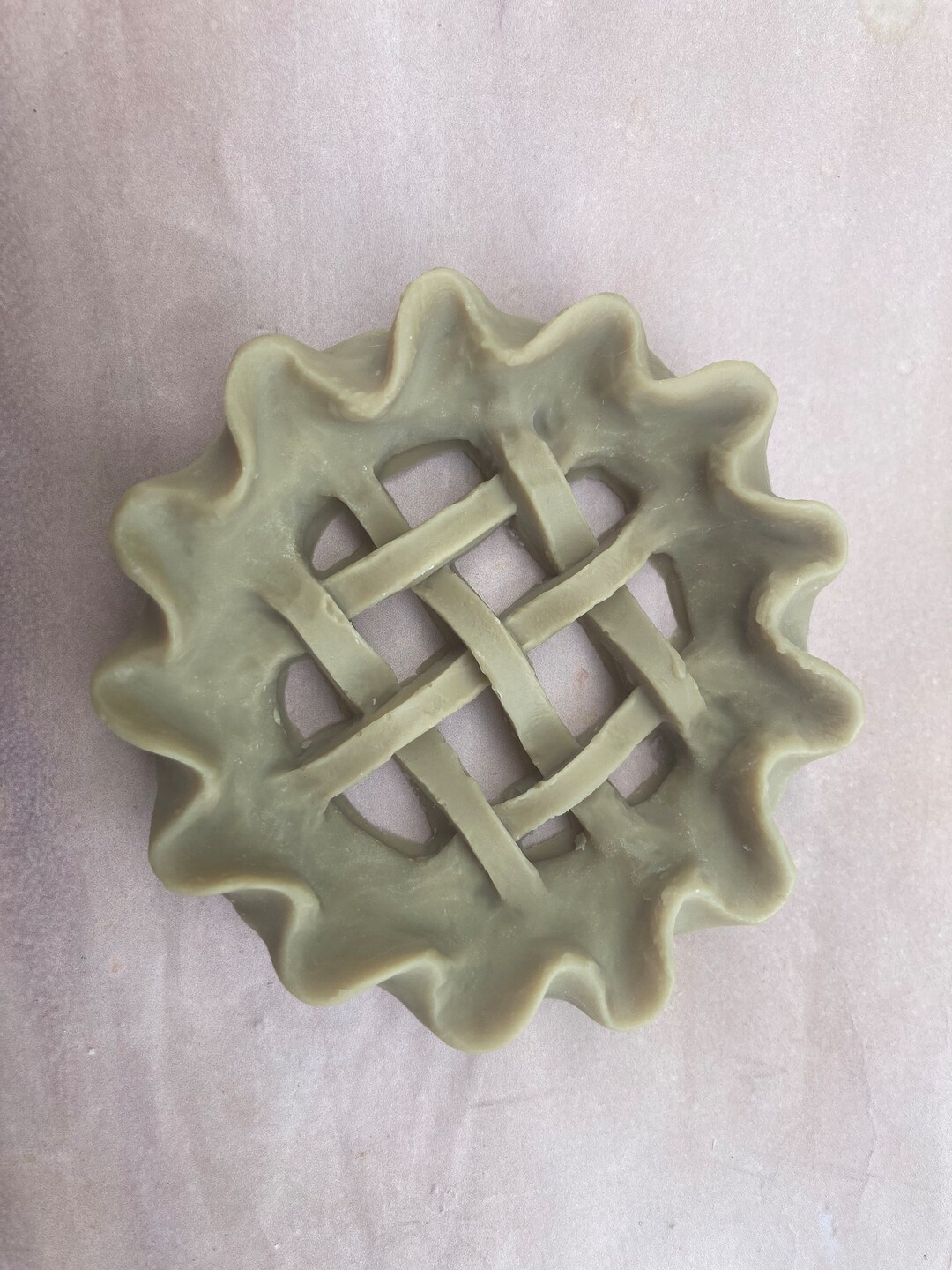 3inch WAX Lattice Pie Crust Embed - Etsy