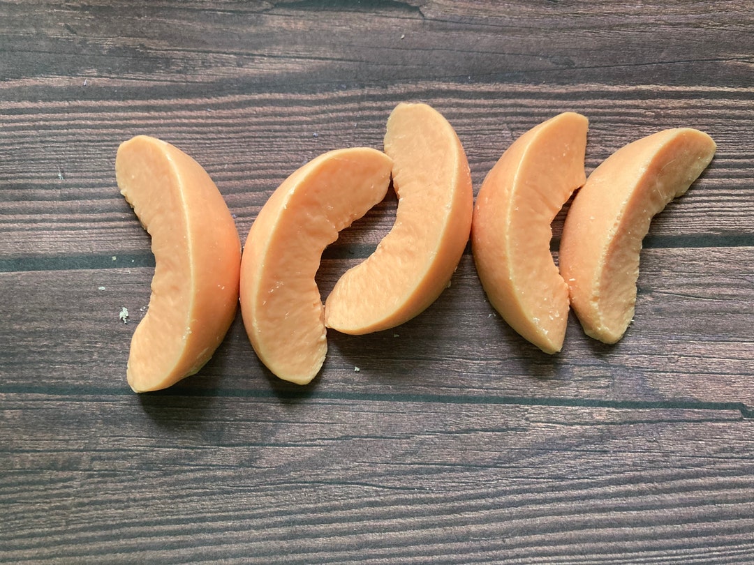 Peach Slices WAX Candle Embeds/wax Melts - Etsy