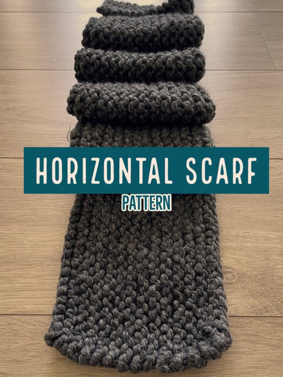 PATTERN ONLY: Horizontal Scarf - Etsy