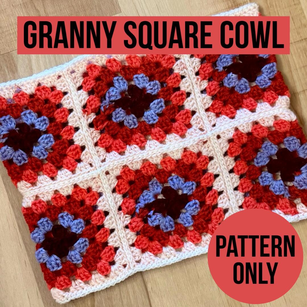 PATTERN ONLY: Granny Square Cowl - Etsy