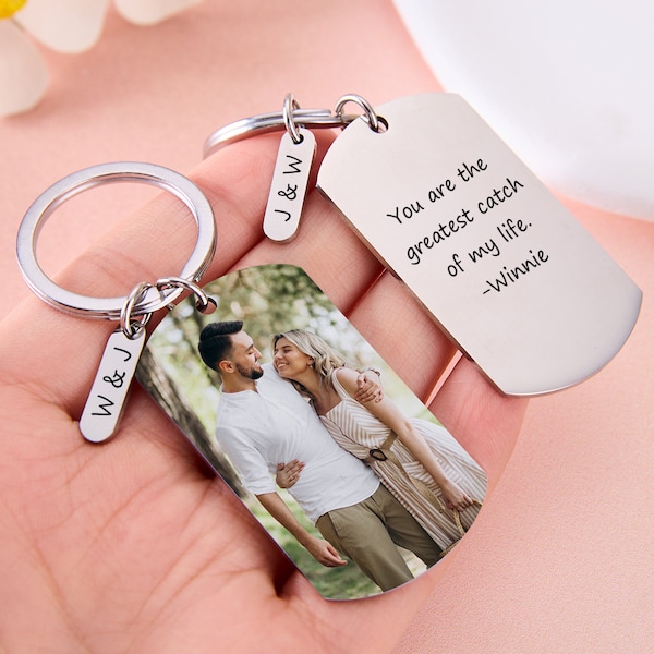 Personalized Keychain for Boyfriend - Etsy