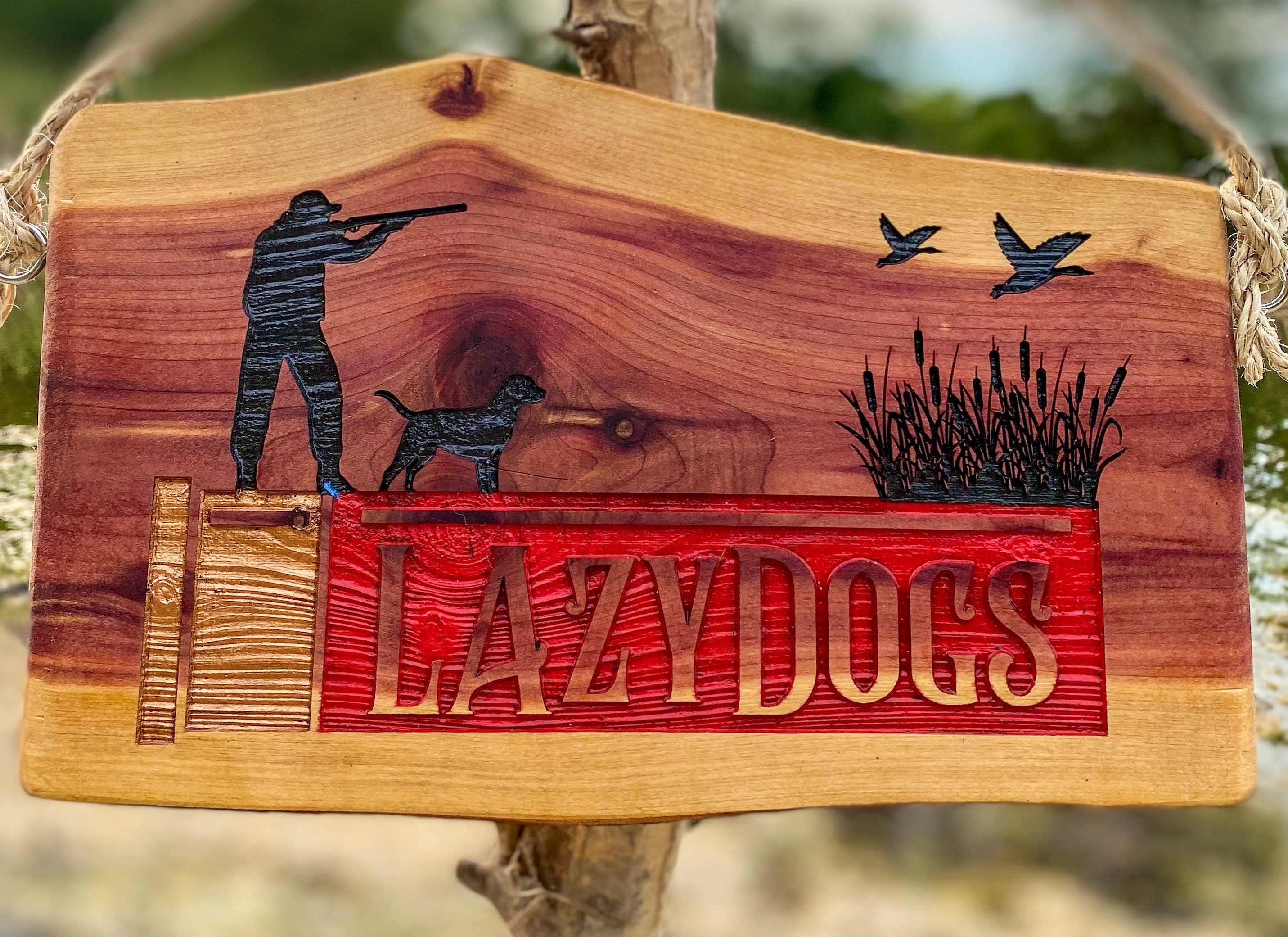 Customizable Laser Engraved Wooden Sign Perfect for Any Cabin, Home or ...