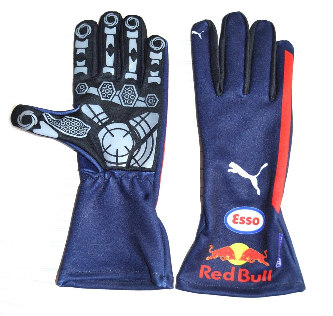 Redbull F1 Go Karting Gloves Max Verstappen - Etsy
