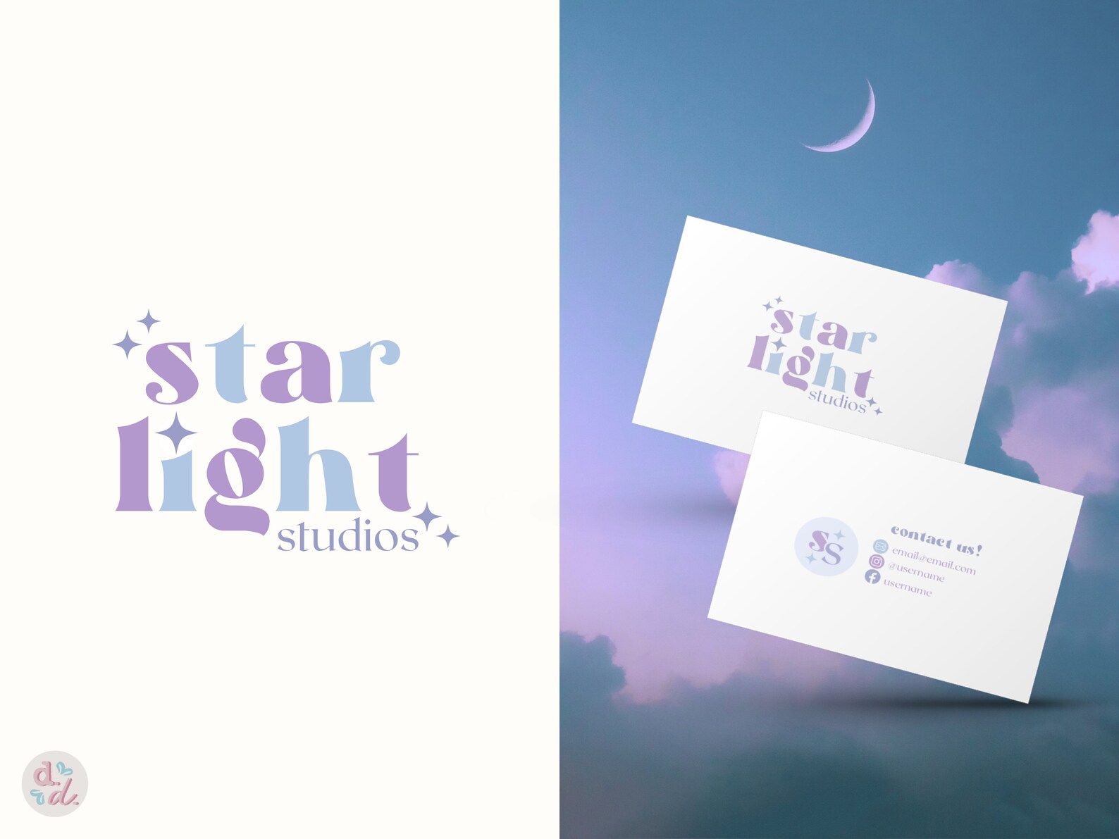 DIY Retro Pastel Branding Kit Canva Template Editable Boho - Etsy