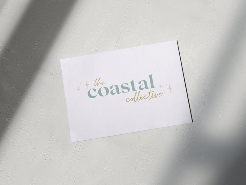 Boho Branding Kit Canva Template DIY Logo Neutral Editable - Etsy